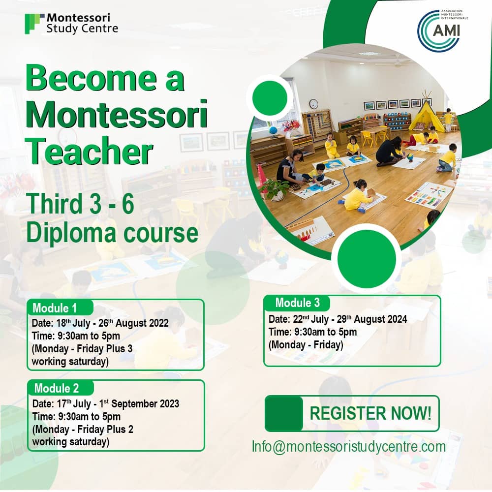 Available Courses – Montessori Study Centre